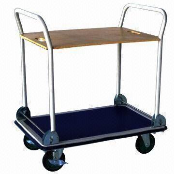 Buy Wholesale China Platform Hand Truck With Caster Wheels And Two ...