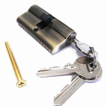Buy Wholesale China Euro Profile Cylinder With 3 Brass Keys And Ab ...