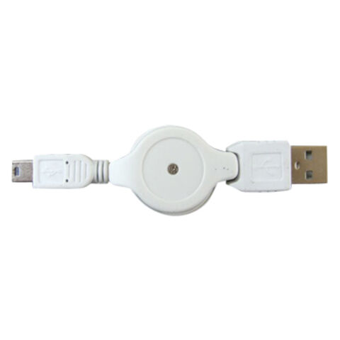 Retractable USB Cable, Comes in Various Designs and Colors, OEM Orders ...