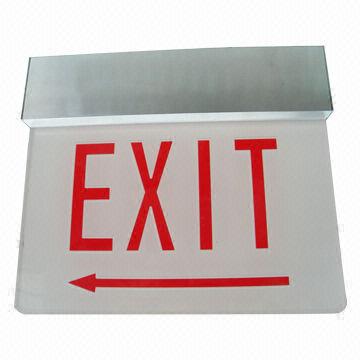 Buy China Wholesale Led Exit Sign, Made Of Acrylic Plate Material & Led ...