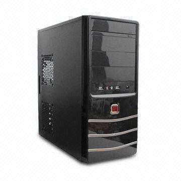 Computer Case with Radiation-resistant EMI Holes and Glossy Front Panel ...