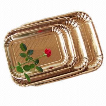 Buy Wholesale China Golden Paper Trays, Made Of Cardboard, European ...