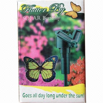 Solar Butterfly Flutters, Powered By Aa Battery - Explore China ...