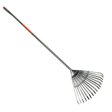 Buy Wholesale China Leaf Rake With Ergo Steel Tube Handle & Leaf Rake ...