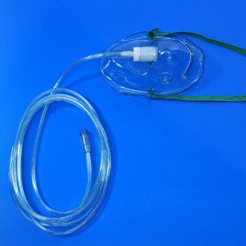 Buy Wholesale China Disposable Pvc Simple Oxygen Mask, Ce-certified, Adjustable Nose Clip ...