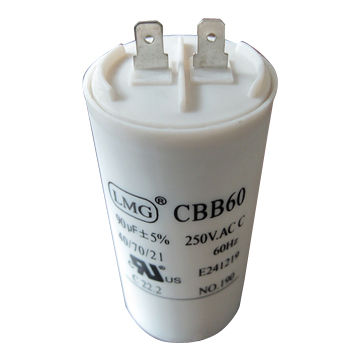 Buy Wholesale China Motor Run Capacitor, White Round Pp Case With 1+1 ...