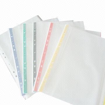 Buy Wholesale China Sheet Protectors With 11-hole Loose Leaf, Made Of ...