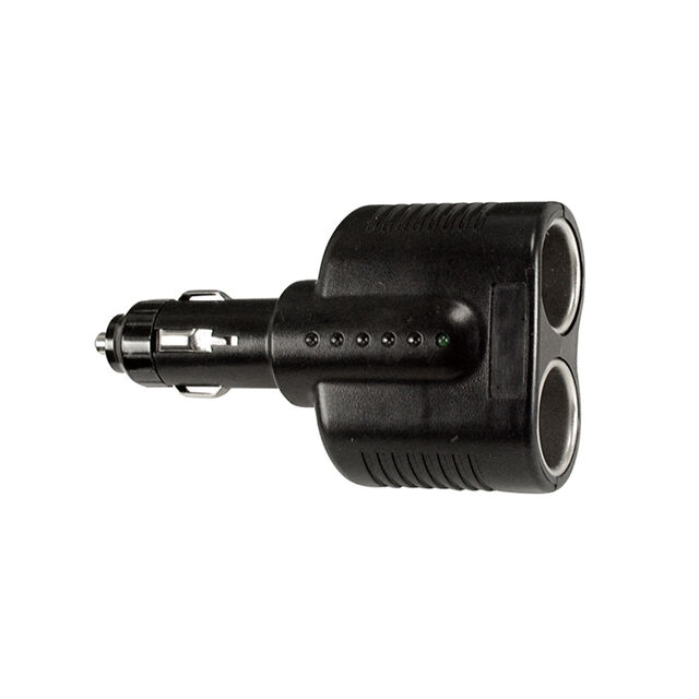 Buy Wholesale Taiwan Auto Plug To Auto Double Jack With Light Ring ...