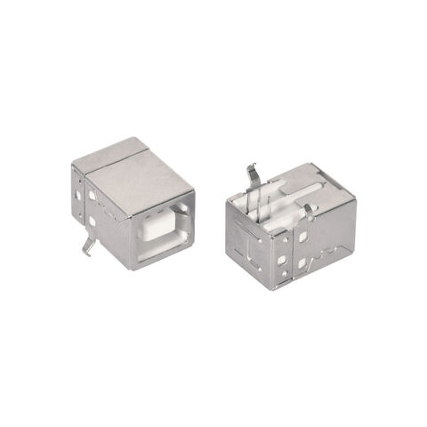 Buy Taiwan Wholesale Usb B-type Socket With Shell, Right Angle, Rohs ...