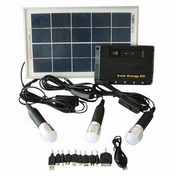 Portable rechargeable solar home lighting system | Global Sources
