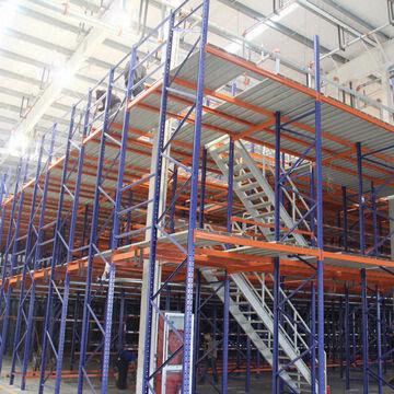 Warehouse Shelving with Lift Platform, Available in Various Colors ...