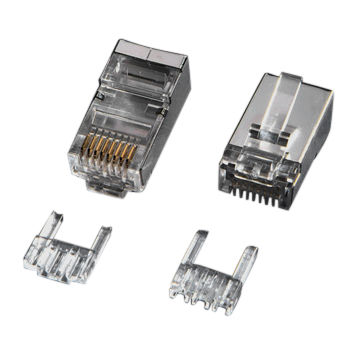 Cat.6 Plug with Shielded and Long Body, Fully Comply with FCC Standard ...