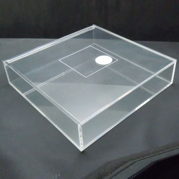 Buy Wholesale China Clear Acrylic Display Box With Hinge And Lid, Oem ...