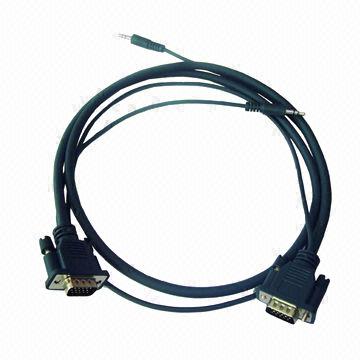 Buy Wholesale China Hd 15-pin Vga + Stereo Cable, Oem Services Are ...