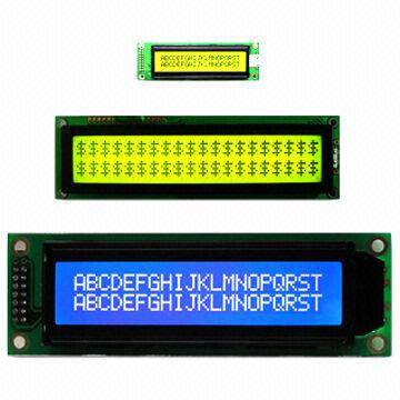 Dot-matrix LCD Display Modules with LED Backlight and European/Japanese ...