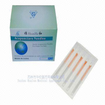 Buy Wholesale China Disposable Copper Handle Acupuncture Needles With ...