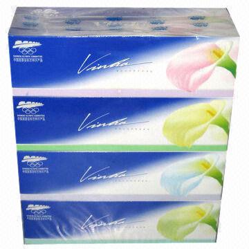 Buy Wholesale Hong Kong SAR Vinda Blue Classic Facial Box Tissue & Vinda Blue Classic Facial Box ...