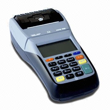 Handheld POS with Rechargeable Battery and RF Card Reader Feature, Used ...