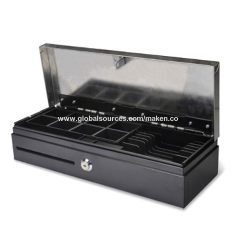ChinaFlip Top Cash Drawer with 6 Bills/8 Coins, Separated Coin Cups on ...