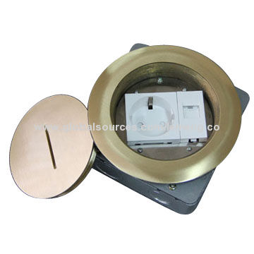 Buy Wholesale China Brass Spiral Round Floor Box, European Socket, 250v ...