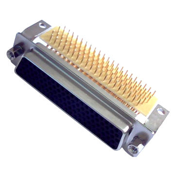 Hdr Connector, 104-pin, Male/female, Right Angle, Dip Type With Black ...