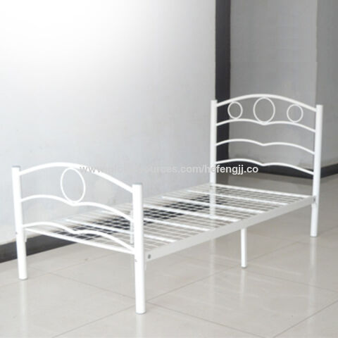 Buy Wholesale China Simple Modern Single Metal Bed & Metal Bed | Global ...
