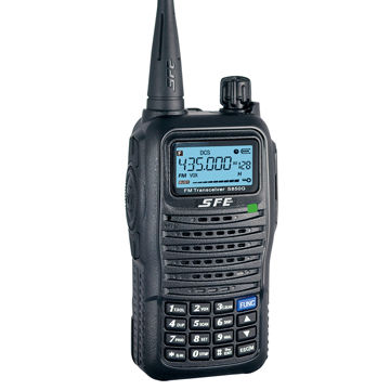 UHF/VHF Wide Range Walkie-talkie with 5W Power, 2/5-tone, DTMF, VOX and ...