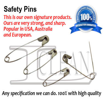 Buy Wholesale China Nickel Plated Safety Pins 10gross Stainless Steel ...