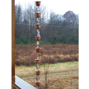 Buy Wholesale China Copper Bowl Rain Chain, Measures 13.5 X 13.5 X ...