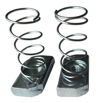 Zinc-plated Spring Nuts, Measures M6, M8, M10, M12, 1/4-, 5/16-, 3/8 ...