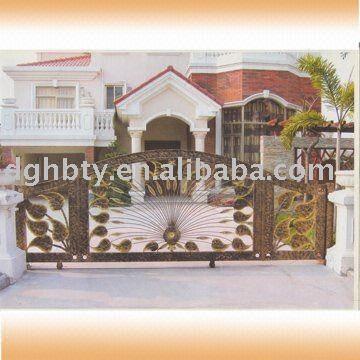 Buy Wholesale China Galvanised Wrought Iron Gate & Galvanised Wrought ...