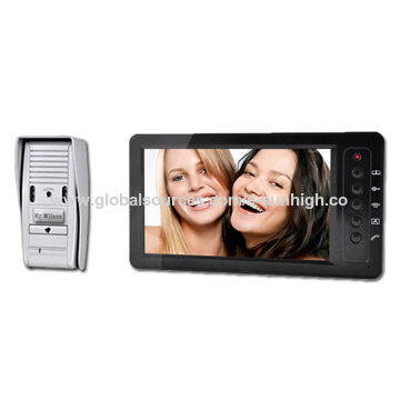 Buy Wholesale China 7" Lcd Color Video Door Phone, 16 Music Selected ...