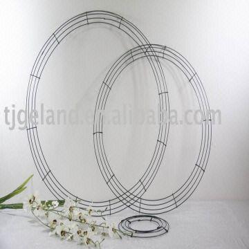 Buy Wholesale China Box Style Wire Wreath Frame & Box Style Wire Wreath ...