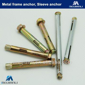 Expandable Pipe Metal Sleeve Anchor Bolt for Furniture Anchors Bolt M16 ...