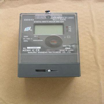 Buy Wholesale China Single Phase Static Watt-hour Energy Meter & Single ...