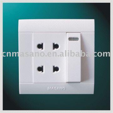 Buy Wholesale China Two Pole Socket With Switch & Two Pole Socket ...