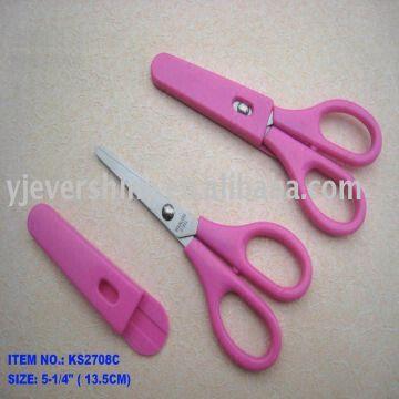 Buy Wholesale China Safety Student Scissors With Cap & Safety Student ...