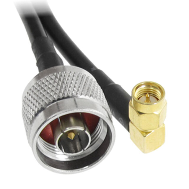 RF Coaxial Antenna Cables, N Male to SMA Right Angle Male, 50 Ohms ...