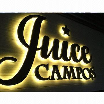 Buy Wholesale China Custom Stainless Steel Signage With Backlight ...