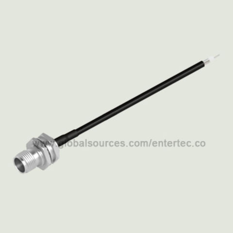 TNC Male to TNC Male Cable with TNC S/T Bulkhead Jack to Strip and Tin ...