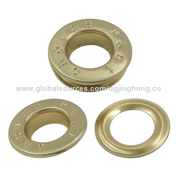 Buy Wholesale China Customized Solid Brass Round Eyelets In Brushed ...