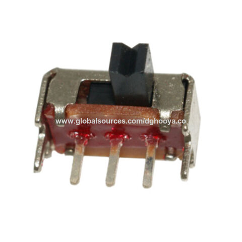 Horizontal Slide Switch with 250V AC Withstand Voltage and 5,000 cycles ...
