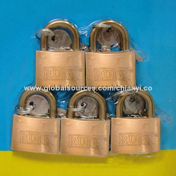 Buy Wholesale Taiwan Marine Brass Padlocks With Standard Shackle ...