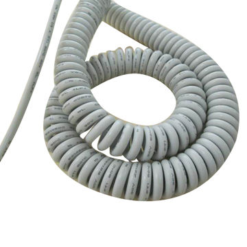 Ul20276 Pvc Spiral Cable By High Flexibility Pvc, For Data ...