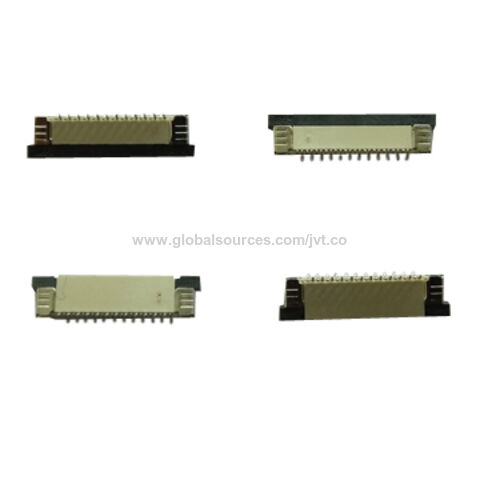 JVT 0.5mm Wafer Connectors, Made of PA6T Material with 15 Pins, Wafer ...
