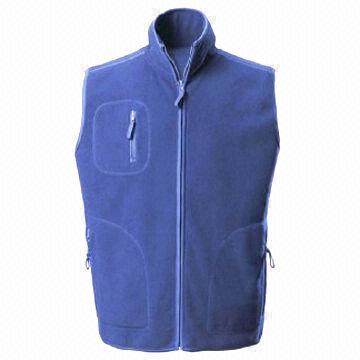 Buy Wholesale China Fleece Vest, Made Of 100% Polyester & Fleece Vest ...