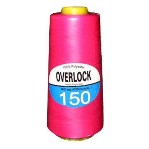 Buy Wholesale China Polyester Overlock Thread In Various Sizes And ...