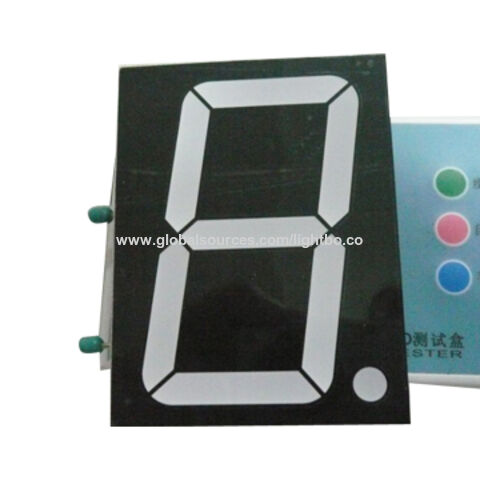 Ultra Red 4-inch 7-segment Led Display For Digital Read-out Panel/queue ...