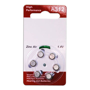 Buy Wholesale China A312/pr41 170mah Hearing Aid Battery For Hearing ...