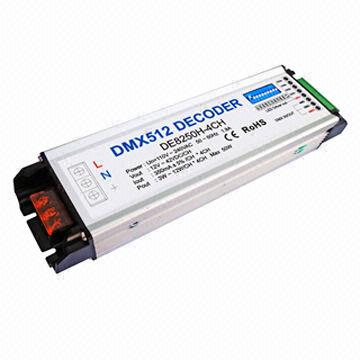 High Voltage 220V RGBW DMX LED Driver with DMX Decoder Function, PWM ...